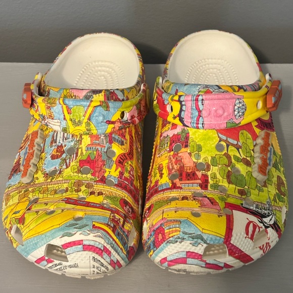 CROCS | Shoes | Disney Parks 5th Anniversary Vault Collection Parks Map ...